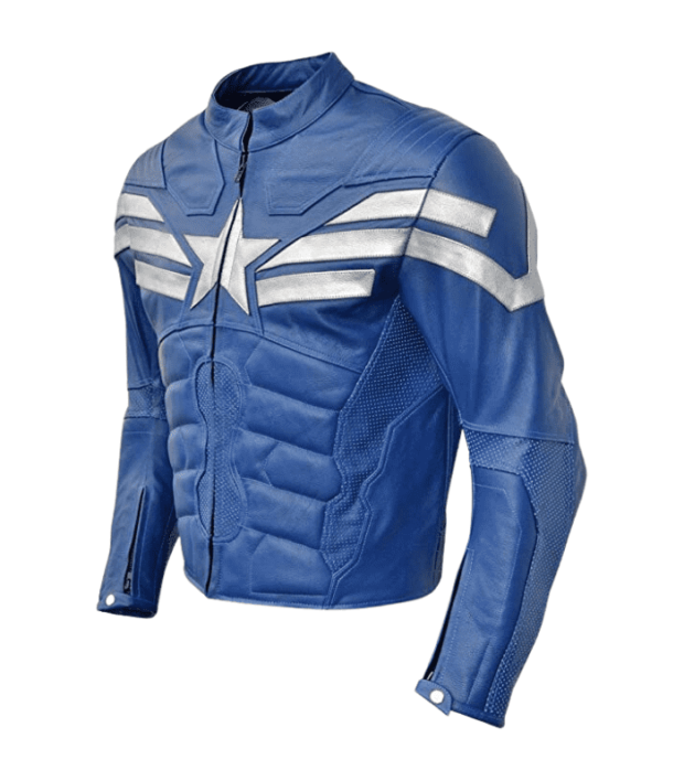 Captain America Motorcycle Jacket - Sharsal Store